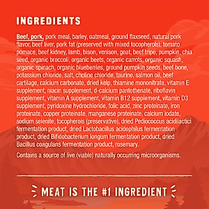 Stella & Chewy's Wild Red Dry Dog Food Raw Blend High Protein Wholesome Grains Red Meat Recipe, 21 lb. Bag