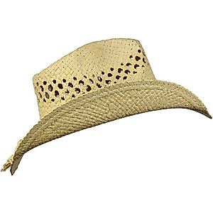 Natural Women's Cowboy Hat with Heart