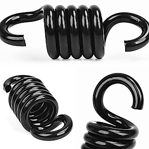 Spring Porch Hook for Hammock Swing Chair Hanging Suspension,880lbs Weight Capacity,Black
