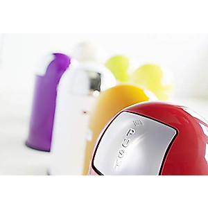 Wesco Pushboy - German Made - Push Door Trash Can, Powder Coated Steel, 13.2 Gallon / 50L , White