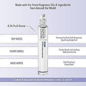 Perfect Scents Fragrances | Inspired by Thierry Muglar's Angel Rollerball | Fragrance for Women | Vegan, Paraben Free, Phthalate Free | Never Tested on Animals | 0.34 Fl Oz