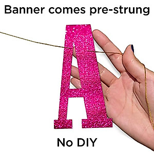 Yeehaw Baches Bachelorette Party Glitter Banner – Western Cowgirl Bachelorette Party Decorations, Favors and Supplies – Nashville – Austin – Dallas – Charleston – Savannah