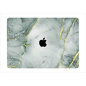 Nekoty Textured Laptop Skins compatible with MacBooks Pro 16" 14" 13" Air 13" 2019-2022 - Jade Marble
