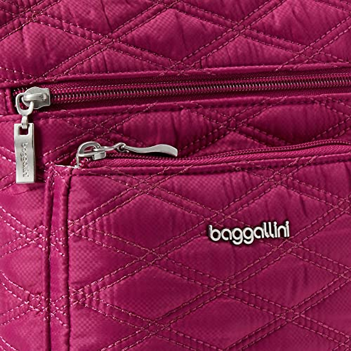 Baggallini Womens Modern Pocket Crossbody cross body handbags, Orchid Quilt, One Size US