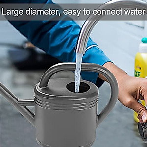 1 Gallon Watering Can for Indoor Plants, Garden Watering Cans Outdoor Plant House Flower, Large Long Spout with Sprinkler Head