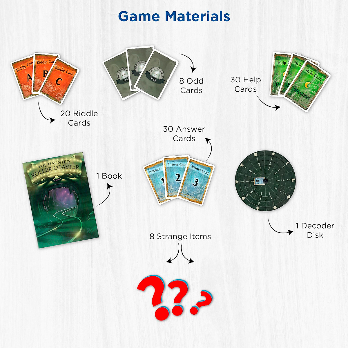 Exit: The Haunted Roller Coaster | Exit: The Game - A Kosmos Game from Thames & Kosmos | Family-Friendly, Card-Based at-Home Escape Room Experience for 1 to 4 Players, Ages 10+