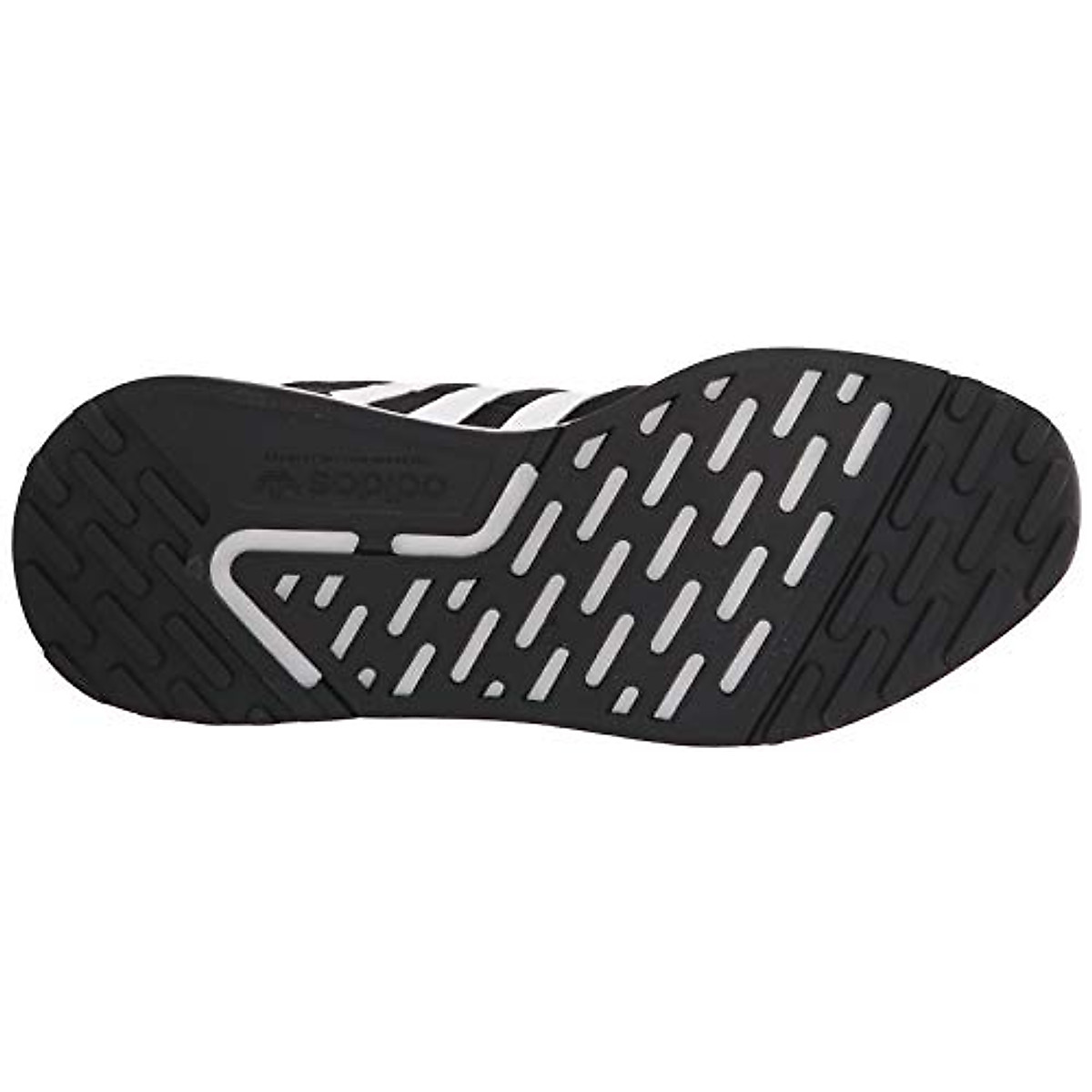 adidas Originals mens Smooth Runner Sneaker, Core Black/White/Core Black, 12 US