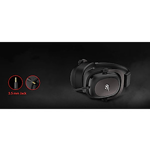 Gaming Headset with 3.5mm Jack and Microphone Compatible with Computer, PS4, Xbox