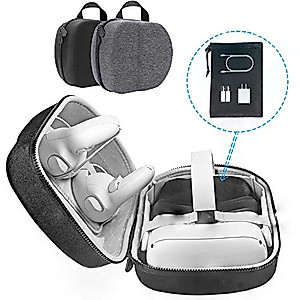 Wenyounge Hard Protective Case, Storage Bag, Carrying Case for Oculus Quest 2 VR Headphones