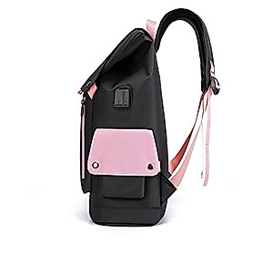 Movie Backpack Black Large USB Laptop Backpack SchoolBag Daypack Polyester for for Kids Boys Girls (Yellow)