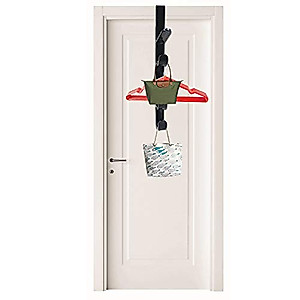 Alovexiong 2 Pack Home Storage 5 Layers Over The Door Hook Organizer Coat Rack Hanger Backpack Handbag Door Hook Backpack Hangers Hook for Clothes,Hat,Socks,Bag,Key,Belt,Towel,Robe,Shirts