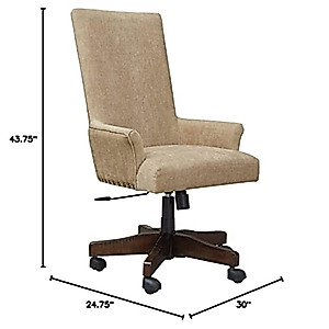 Signature Design by Ashley Baldridge Office Chair, Brown
