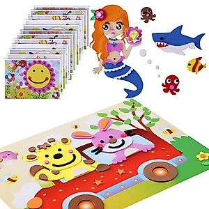 motoeye Kids Crafts Ages 4-8 Toddler Arts and Travel Educational Toys Party Favor Supplies