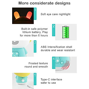 Alilo Smart Learning Robot Bunny Toy, Rabbit Montessori Education Toy with New Deluxe Bluetooth and Lights Model, Bedtime Storytelling, Gift Present for 8-48 Months Baby Kids Infants Toddlers