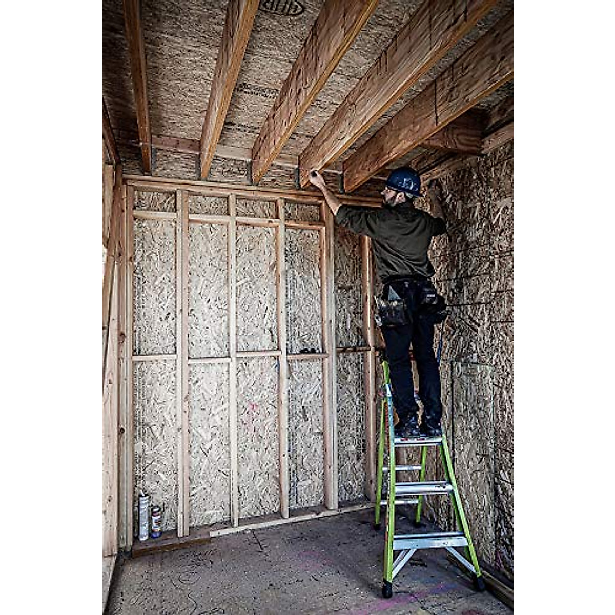 Little Giant Ladders, King Kombo, Professional, 5 Ft. A Frame, 8 Ft. Extension, Fiberglass, Type 1AA, 375 lbs Weight Rating, (13580-001)