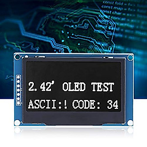 Deosdum 2.42 Inch OLED Display Module Liquid Crystal Screen Module SSD1309
