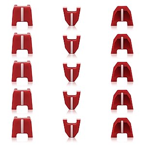 LEDBarz 42-38-0017 No-Mar Pad Kit(Set of 15) for Nailer Tip Of Milwaukee M18 2746-00 Nose cushion no mar tip Nailer,Finish Nailer,Nail Gun