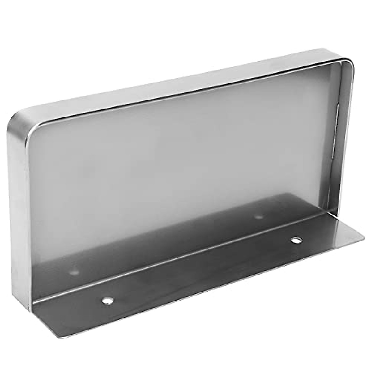 Stainless Steel Bathroom Phone Rack Holder Wall Mounted Phone Towel Storage Shelf Toilet Bathroom Supplies 185x90mm(Brushed Finish)