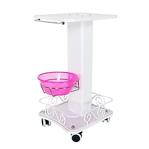 Beauty Salon Trolley Cart with Wheels and Large Storage Fence,Multil-Function Mobile Salon Spa Rolling Esthetician Cart Instrument Tray Hairdressing Service Cart Max Load 88lbs