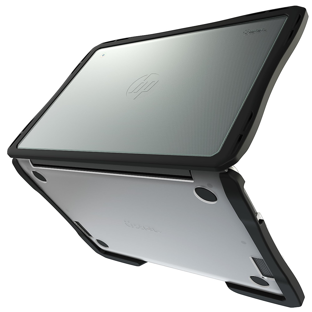 UZBL Case for HP Chromebook 11 G9 EE & for HP Chromebook 11 G8 EE | Protective Air Hard Shell Polycarbonate Laptop Clear Case Cover | Student-Proof Protection