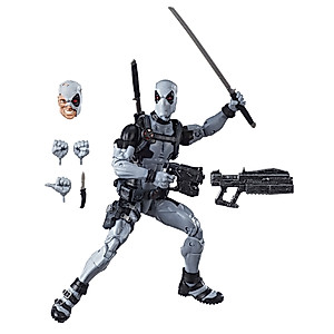 Marvel E1974 Hasbro Legends Series 12" Deadpool Action Figure from Uncanny X-Force Comics with Blaster/Weapon Accessories & 30 Points of Articulation (Amazon Exclusive)