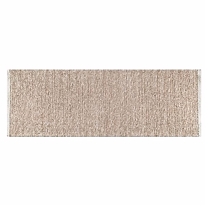 Hausattire Jute Woven Runner Rug 2'x6' - Natural, Long Boho Farmhouse Rugs for Hallway, Living Room, Bedroom, Kitchen | Beige Rustic Floor Mat for High Traffic Area - 24x72 Inch