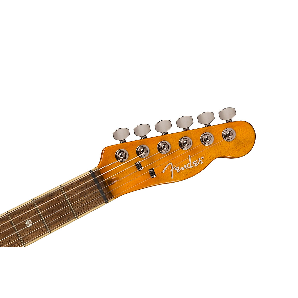 Fender Set Neck Custom Tele FMT featuring Seymour Duncan Humbucker’s, Electric Guitar with 2-Year Warranty, Many Tones, Elegant Finish, Amber