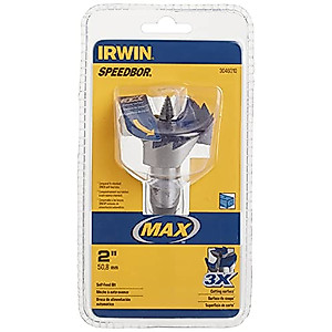 IRWIN Drill Bit, 3-Cutter, Self Feed, 2-Inch (3046010)