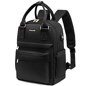 LOVEVOOK Mini Backpack for Women Girls Stylish Waterproof Backpack Purse with USB Port, Cute Daypack for School Travel Party
