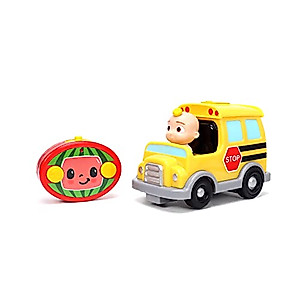 Jada Toys Cocomelon 7.5" School Bus RC Remote Control Car, Toys for Kids