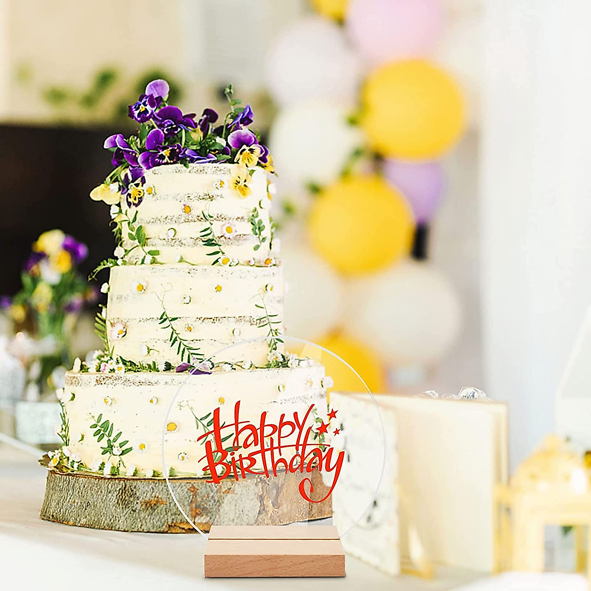 10 Piece Natural Place Card Holder With Round Acrylic Plate Card Holder Wood For Wedding Table Number Place Card Holder Photo Stand