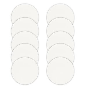 10 Pcs Refill Glue Boards 4.3 Inches Sticky Glue Pads for Fruit Fly Traps Indoor