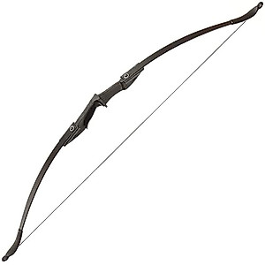 TOPARCHERY Archery 57" Takedown Youth Recurve Bow Hunting Black Long Bow for Beginner Teenagers Right Left Hand Black - Draw Weight 20lbs 30lbs (20)