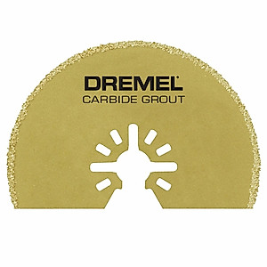 Dremel MM502 1/16-Inch Grout Removal Oscillating Multi-Tool Blade, (1-Pack) -Universal Quick- Fit Interface Fits Bosch, Makita, Milwaukee, and Rockwell