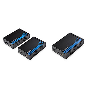 Cable Matters Wall Mount HDMI Extender with TCP/IP Support for 1-to-Many Setup - Up to 300 Feet & Receiver Box for HDMI Extender Over Ethernet Cable