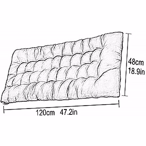 FF Era Non-Slip Rocking Chair Cushion, Sun Lounger Cushion high-Backed Cushion, Thick Extra Large Relaxer Thick seat Cushion Deck Chair Cushion Rocking Chair seat Cushion Garden Cushion (Leaves)