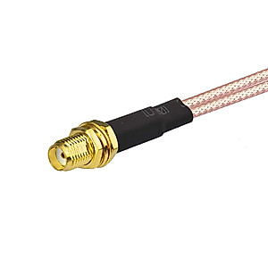 Bingfu 4G LTE Antenna Adapter Splitter Cable SMA Female to Dual SMA Male Cable 15cm 6 inch Compatible with 4G LTE Wireless Router CPE Hotspot Cellular Gateway Industrial IoT Router Mobile Modem