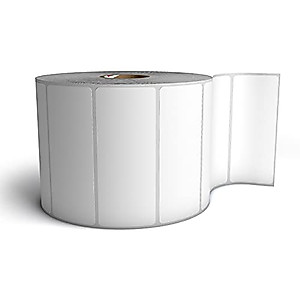 800530-105 Compatible KENCO® Brand 3 inch x 1 inch with perf Direct Thermal Labels to fit Eltron or Zebra Printers. 1 in. Core, 1,380 Labels Per Roll, 12 Rolls Per Case