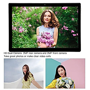 Yoidesu 10.0in Tablet PC, IPS HD Display Tablet with mtk6592 Octa Core, for Android 10.0, 4G RAM 64GB ROM Storage, 2.4G 5G WiFi, 200W Front and 200W Rear Camera Dual SIM, 8000mAh(Silver Grey)
