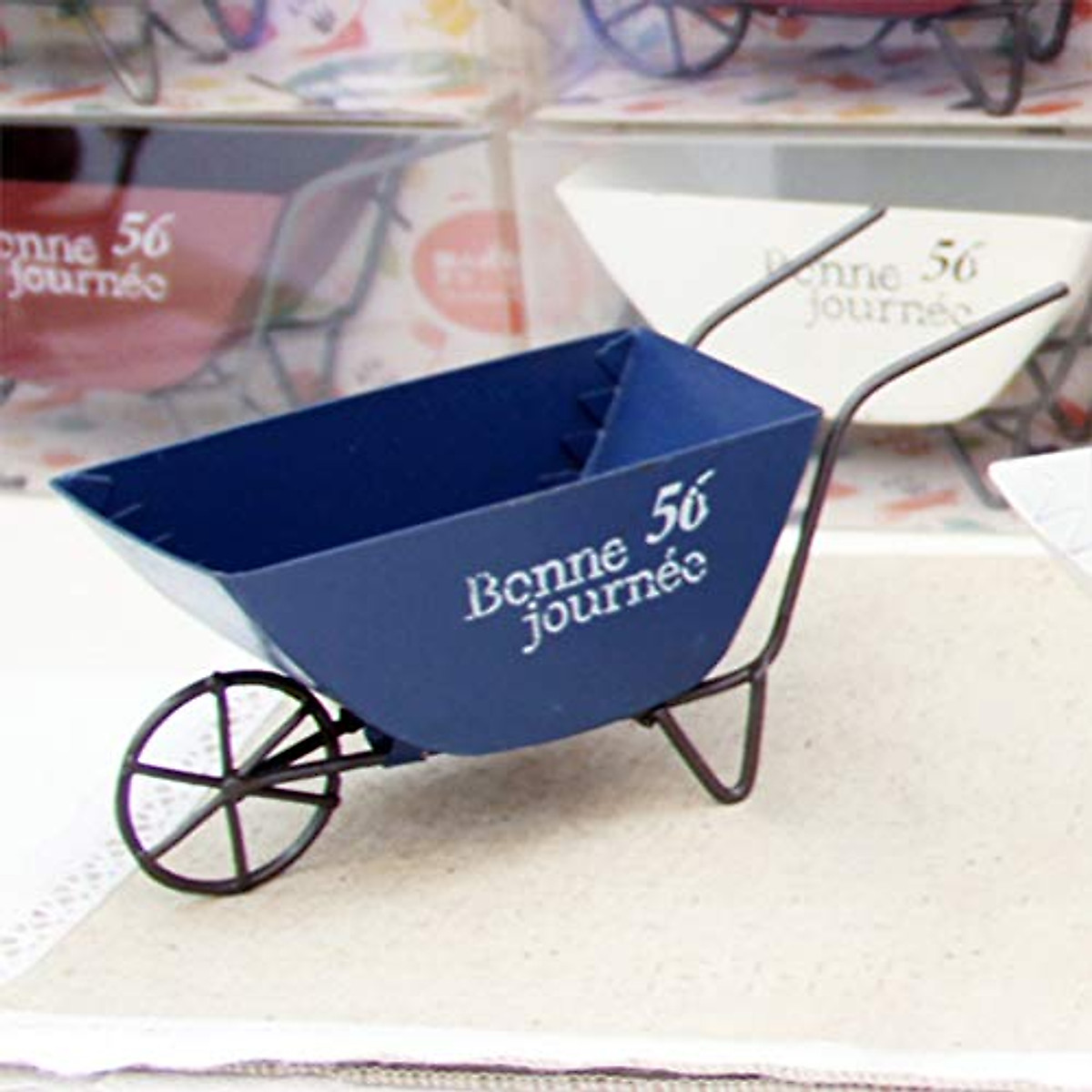 Hemoton Box Wheelbarrow Miniature Wheelbarrow Decor Bicycle Planter Metal Succulent Pots Metal Standing Planter Decorative Garden Planter Mini Succulent Pot Rack Man Indoor Small Metal