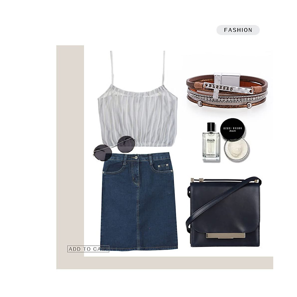 Women's Bracelet Cross Bracelet Diamond Leather Magnetic Buckle Bracelet Best Gift for Birthday Party, Thanksgiving, Christmas