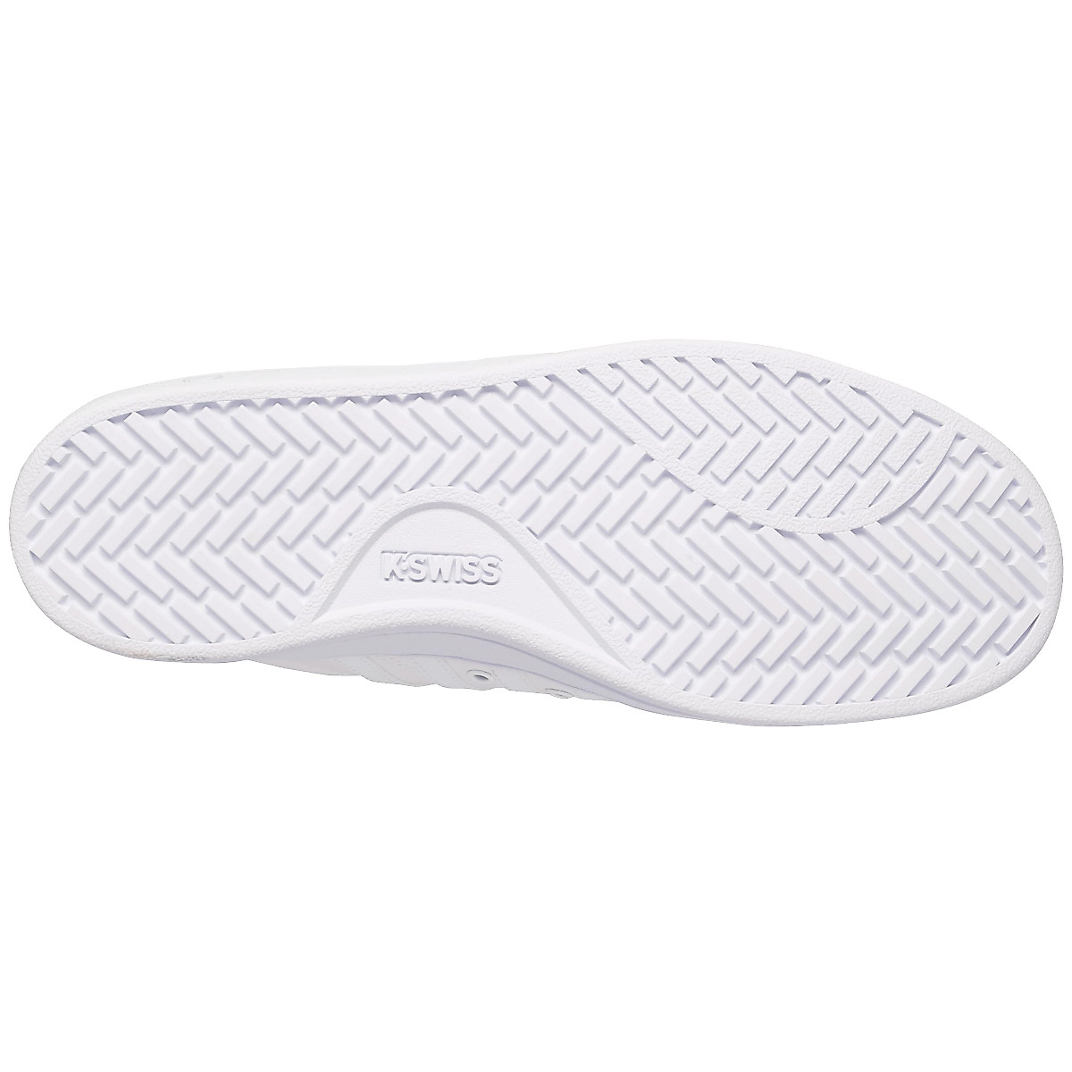 K-Swiss Women's Court Pro II CMF Sneaker, White/Silver, 7.5 M