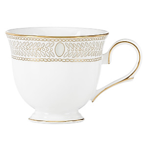 Lenox Gilded Pearl Cup, 0.45 LB, White
