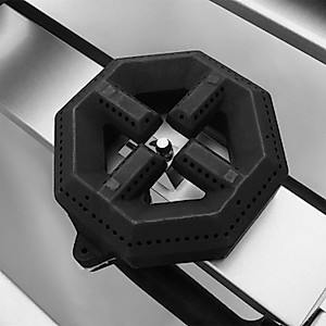 CookRite ATHP-36-6 Commercial Hot Plate Countertop Six Burner Liquid Propane Range 36" - 150,000 BTU