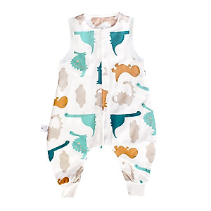 ililmmoe Baby Sleep Sack with Feet Muslin Original Cotton Sleeping Bag Wearable Blankets Non Sleeves 6months-4Y