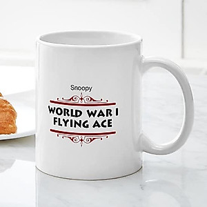 CafePress Flying Ace Dodging Bullets Mug Ceramic Coffee Mug, Tea Cup 11 oz