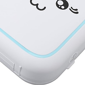 KIMISS Mini Pocket Printer Portable Thermal Printer with Printing Paper for Photos, Journals and Learning Materials | High-Efficiency Study Aid | Portable Office (Blue)