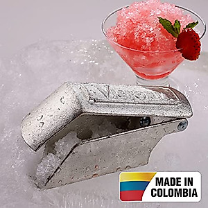 Victoria Cast-Iron Ice Shaver, Margarita, Mexican, and Italian Ice Maker, Made in Colombia