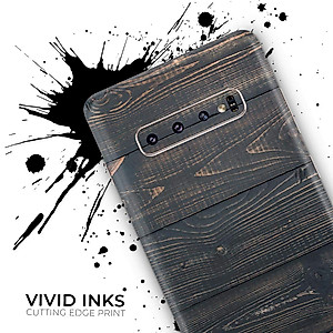 DesignSkinz Raw Wood Planks V14 Protective Vinyl Decal Wrap Skin Cover Compatible with The Samsung Galaxy S20 (Screen Trim & Back Glass Skin)