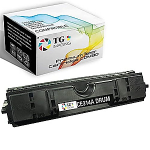 (Drum Only) TG Imaging Replacement for HP CE314A 126A Imaging Drum Unit HP126A 1xDrum Work for HP Color Laser-Jet 100 MFP M175 Pro 200 MFP M275 CP1025 CP1025NW Printer
